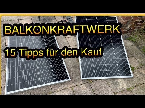 BALKONKRAFTWERK kaufen? 15 Dinge, die Du beim Kauf beachten solltest - einfach erklären