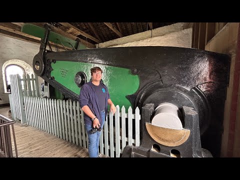 TAYLOR'S SHAFT BEAM ENGINE - CORNWALL'S LARGEST PRESERVED BEAM ENGINE (EAST POOL MINE)