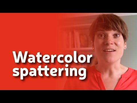 Watercolor Spattering