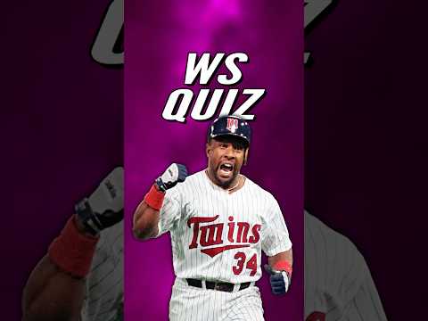 Can I Name The MLB Players In These World Series Pictures?