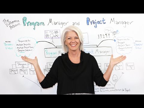 The Difference Between a Program Manager and a Project Manager