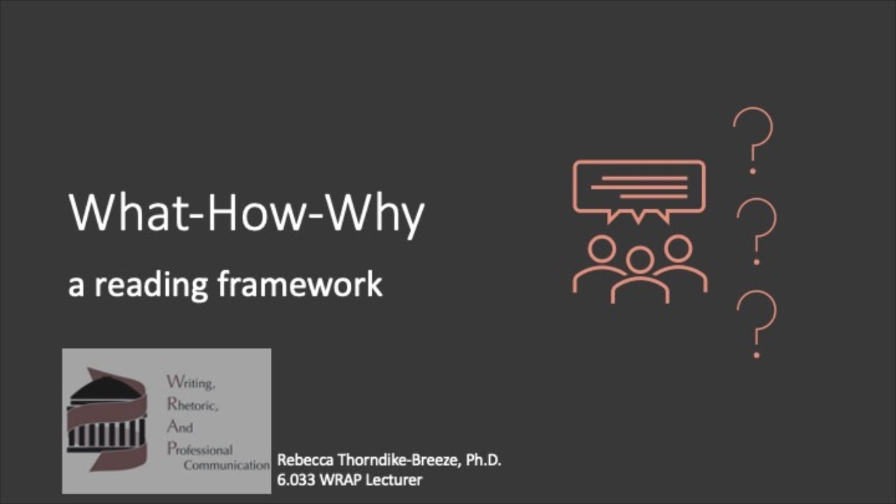 Understanding Computer System Design: The What-How-Why Framework ...