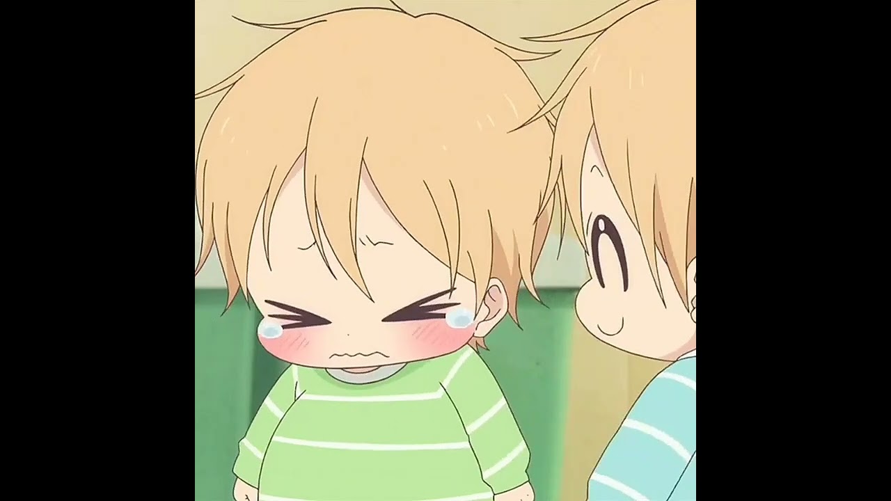 Anime cute moment ✨️💕 #anime #babies #cute