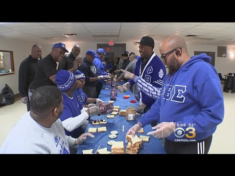 Phi Beta Sigma Fraternity In Lawnside Prepares Sandwiches For Day Of Service Project