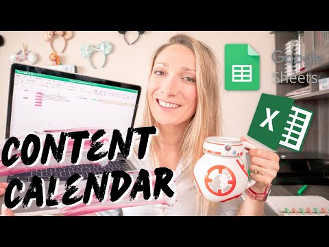 HOW TO MAKE A CONTENT CALENDAR FOR SOCIAL MEDIA IN EXCEL | Simple and Easy | Step by step tutorial