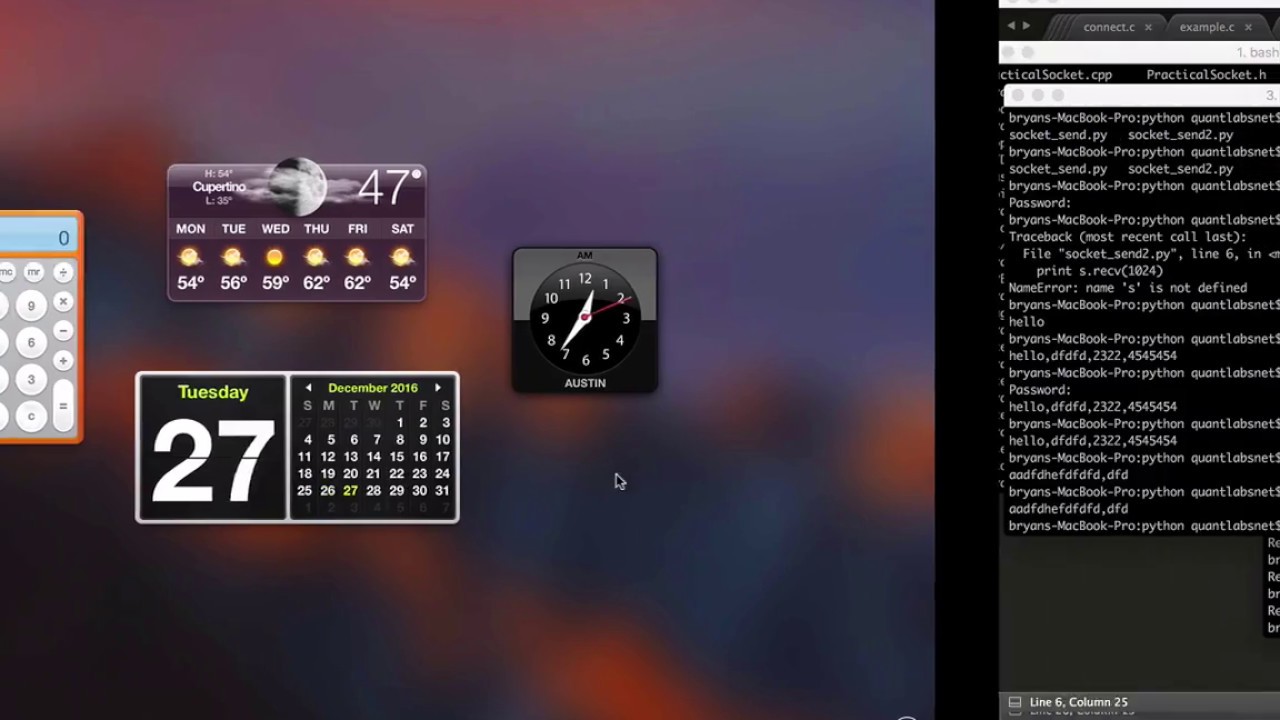 Working demo of basic Cpp and Python socket programming