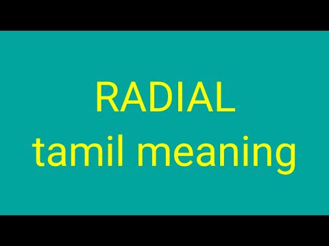 RADIAL tamil meaning/sasikumar