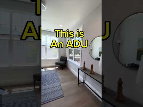 This is an ADU - Accessory Dwelling Unit