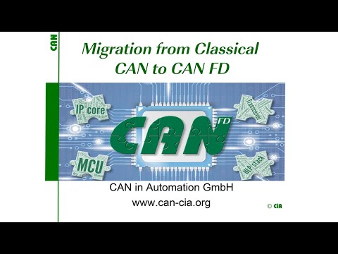 Migration from Classical CAN to CAN FD webinar - 2020-09-29