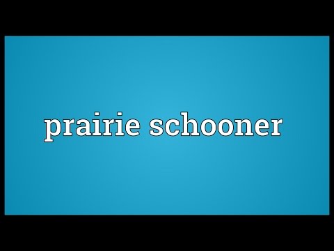 Prairie schooner Meaning