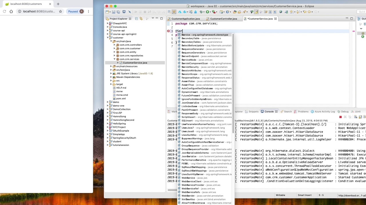 React Functional Component & Spring Boot Part 3