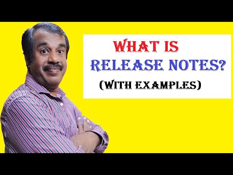 release notes with examples in software development/testing | testingshala |#shorts