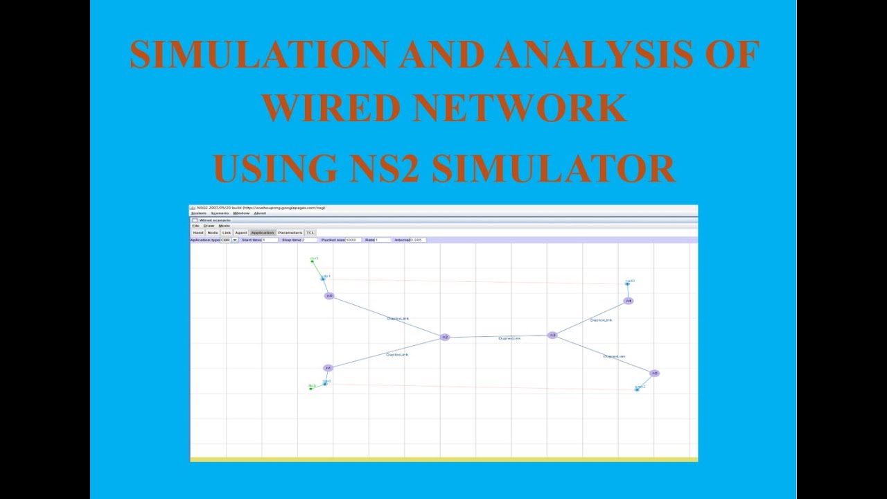 Simulation and analysis of wired network using NS2 simulator