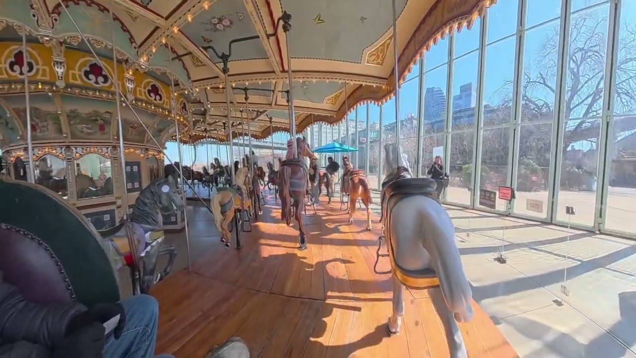 Riding the Most Beautiful Carousel in NYC! Jane’s Carousel: A Brooklyn Icon! 🗽🎠✨
