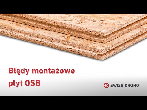 Płyta OSB frezowana 12 mm pióro wpust SWISS KRONO