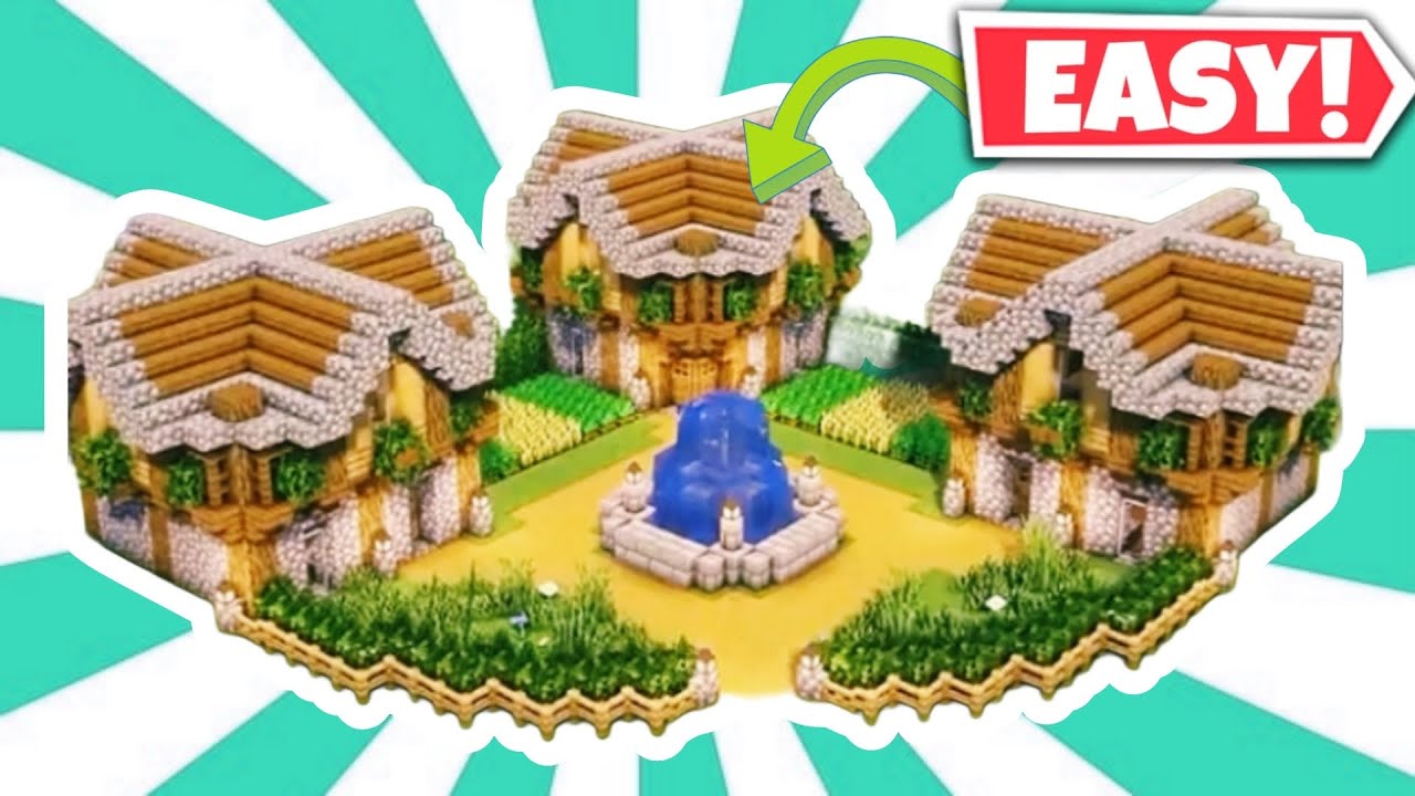 3 Players Survival House | Minecraft Easy tutorial