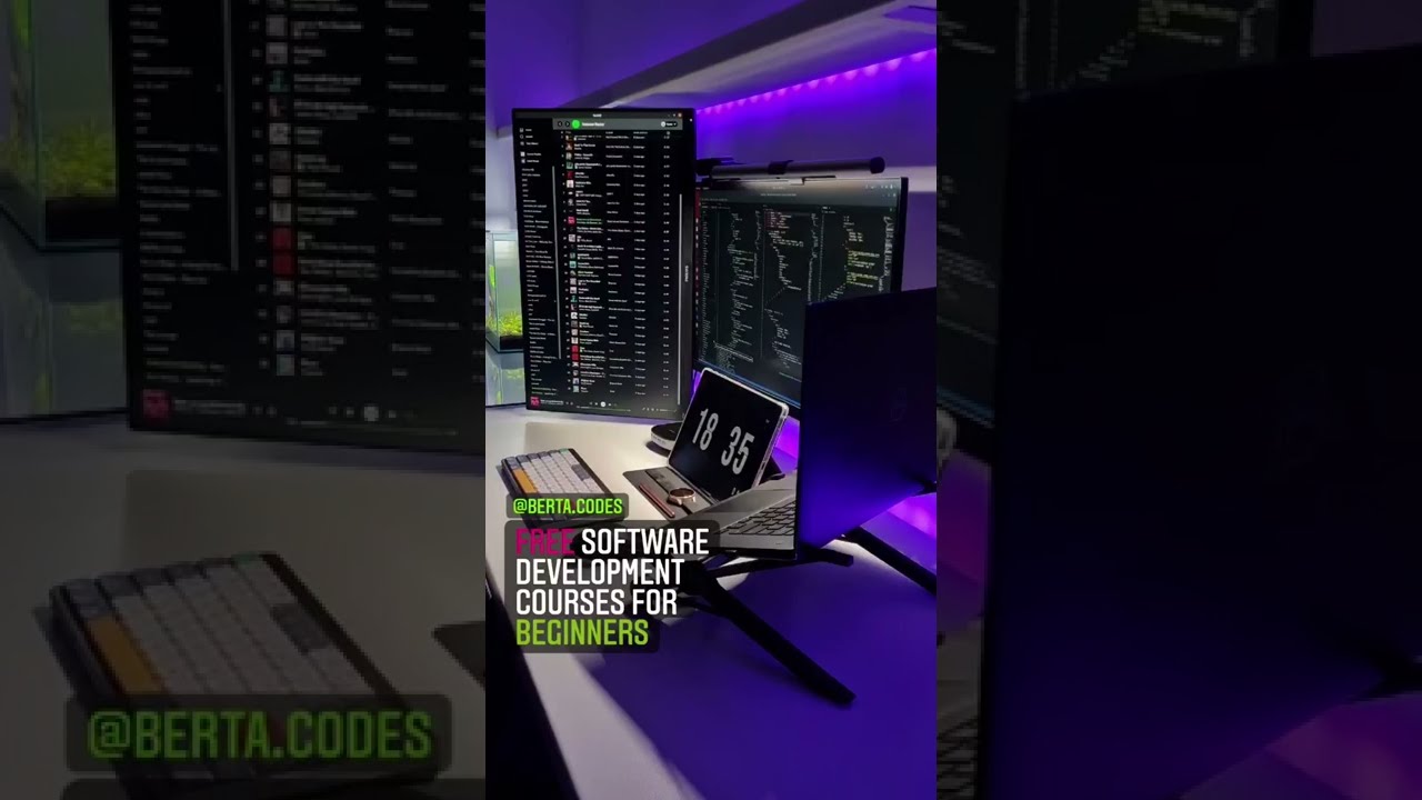 FREE software development courses for BEGINNERS! Link ➡️ description 