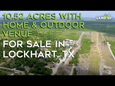 10.52 Acres With Home & Outdoor Venue For Sale In Lockhart, TX