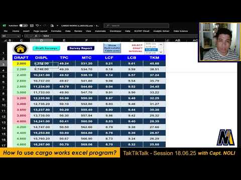 Cargo Works excel program... How to use it? ( PART 1 )