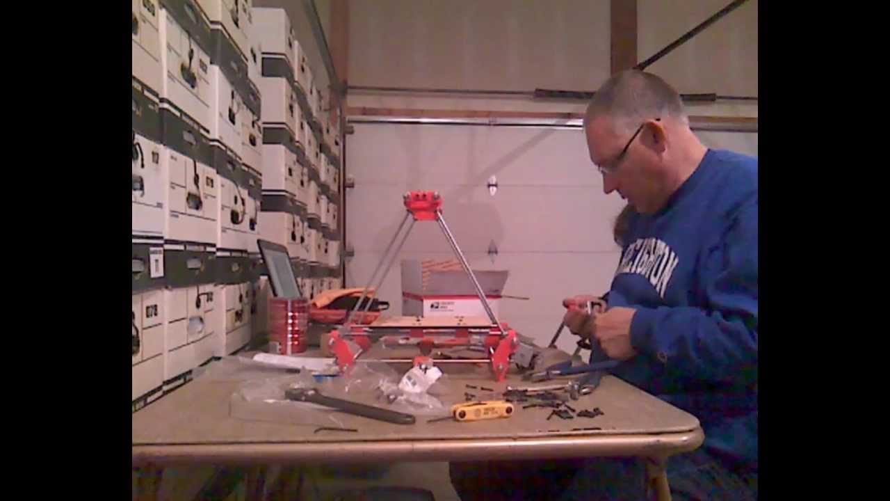 Building a Mendell Prusa Reprap 3D Printer Over the Weekend