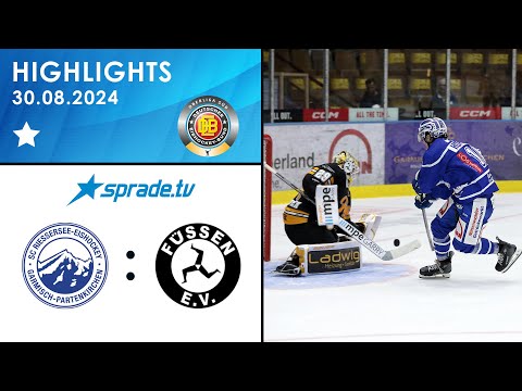 30.08.2024 - Highlights - SC Riessersee vs. EV Füssen