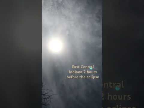 Iām in the path of totality-this is two hours prior to the total eclipse #eclipse #totaleclipse