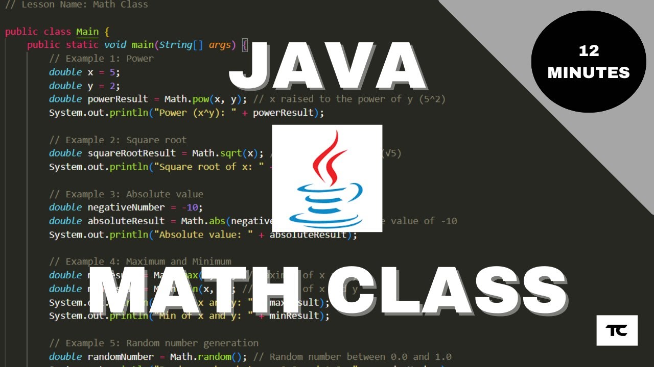 Java Math Class Explained 🔢✨ | Beginner's Guide to Essential Methods 💻📚 (2025)