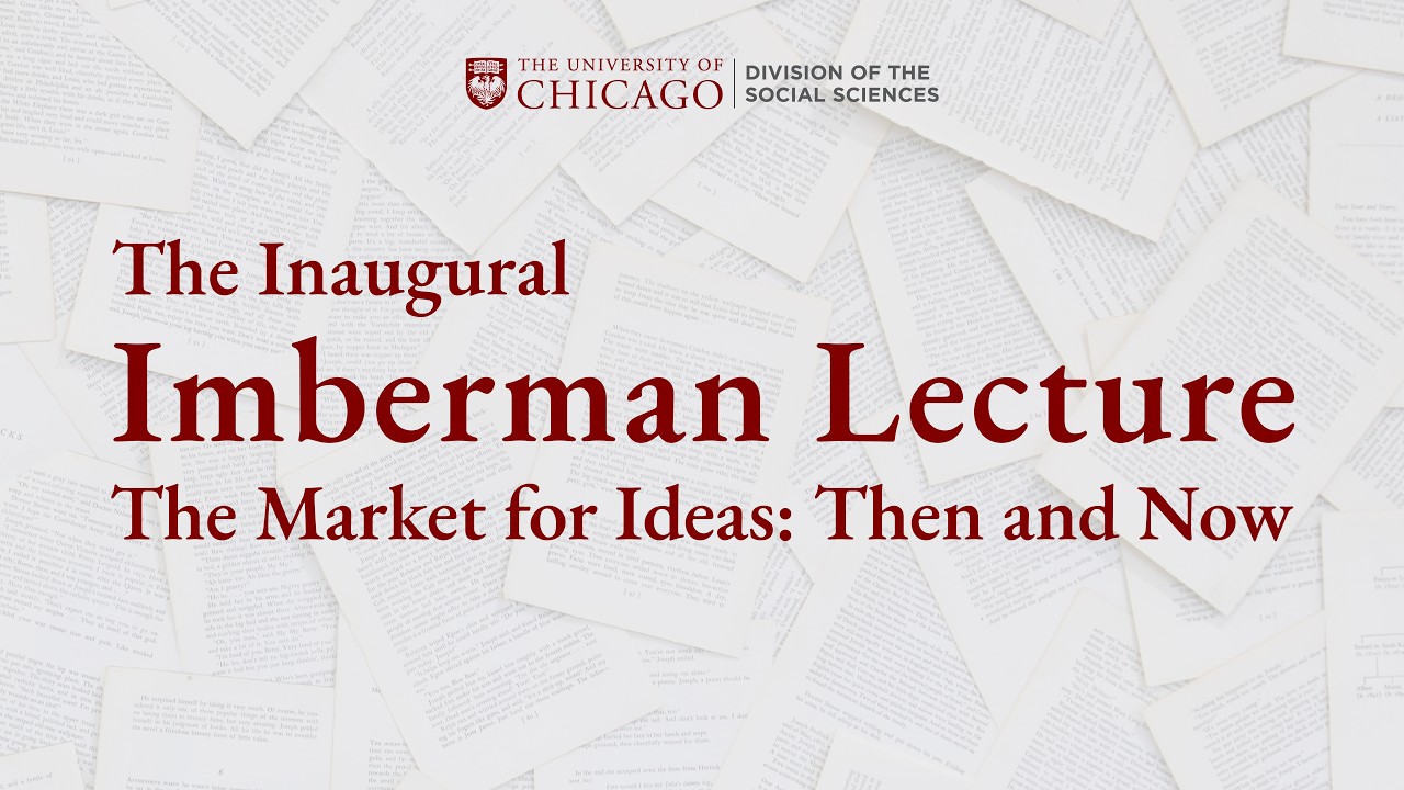 Inaugural Imberman Lecture, 2026 | Joel Mokyr - The Market for Ideas: Then and Now