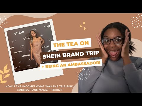 SHEIN BRAND TRIP TEA + HOW TO BE A SHEIN AMBASSADOR | Amaiya Mykale