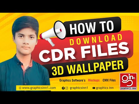 How to Download CorelDraw Templates (CDR), 3D Wallpapers, Mockups - Graphics