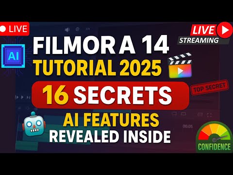 Filmora 14 Tutorial |🚨 Complete Wondershare Filmora 14 Video Editor Guide for Beginners