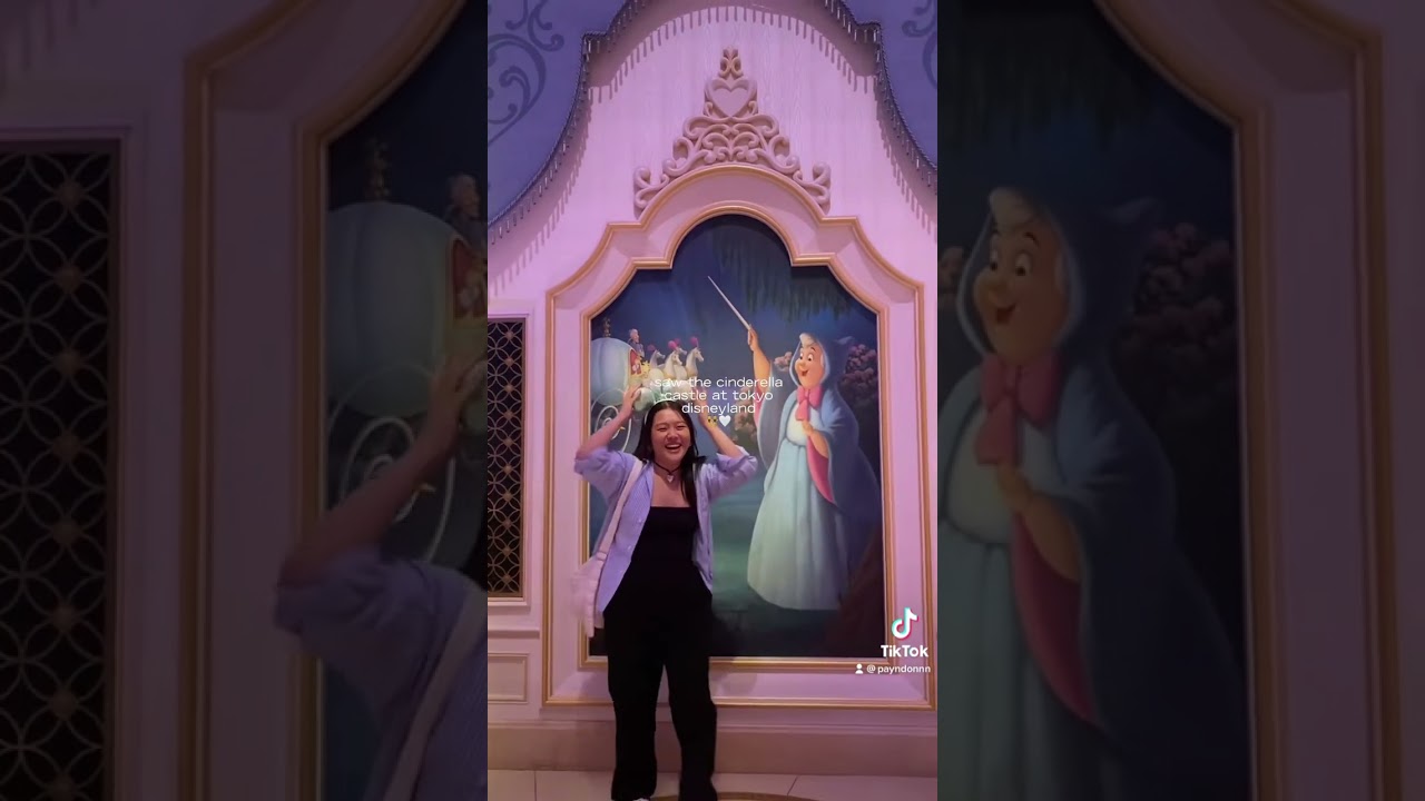 Cinderella castle at Tokyo Disneyland💙👯‍♀️#tokyodisney #cinderellacastle