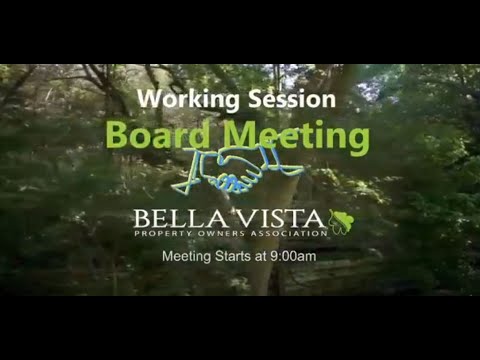 BOARD WORKING SESSION MEETING