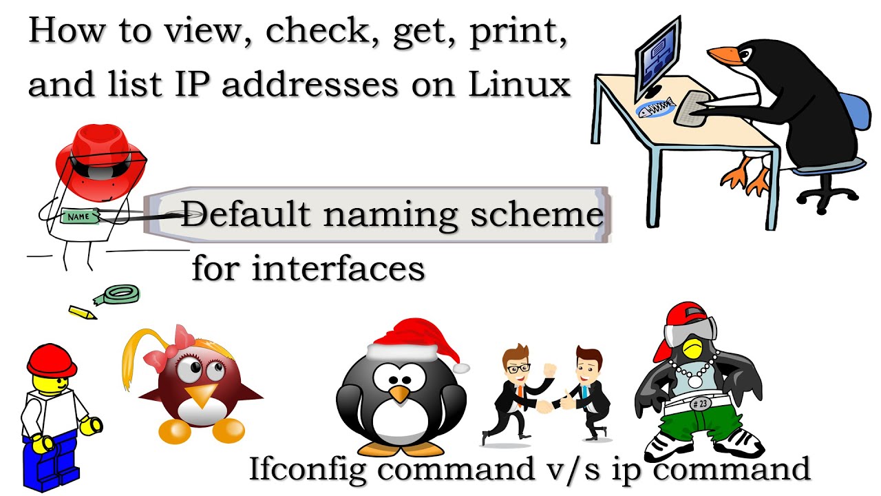 Linux ip command examples and usages | Interface naming scheme | ifconfig command v/s ip command