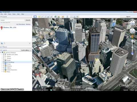 Google Earth 4 3D Buildings