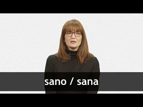 English Translation of “SANO” | Collins Spanish-English Dictionary