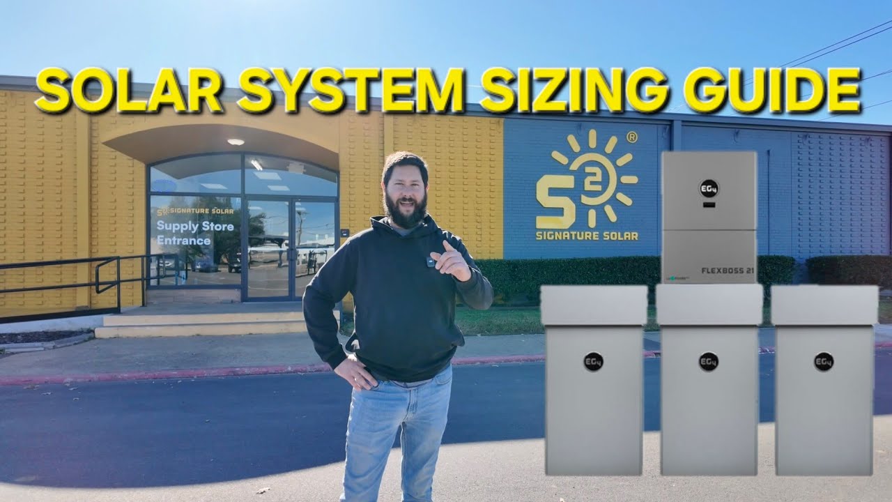 How to Size a Solar System: Inverter, Battery, and Panel Sizing Made Simple