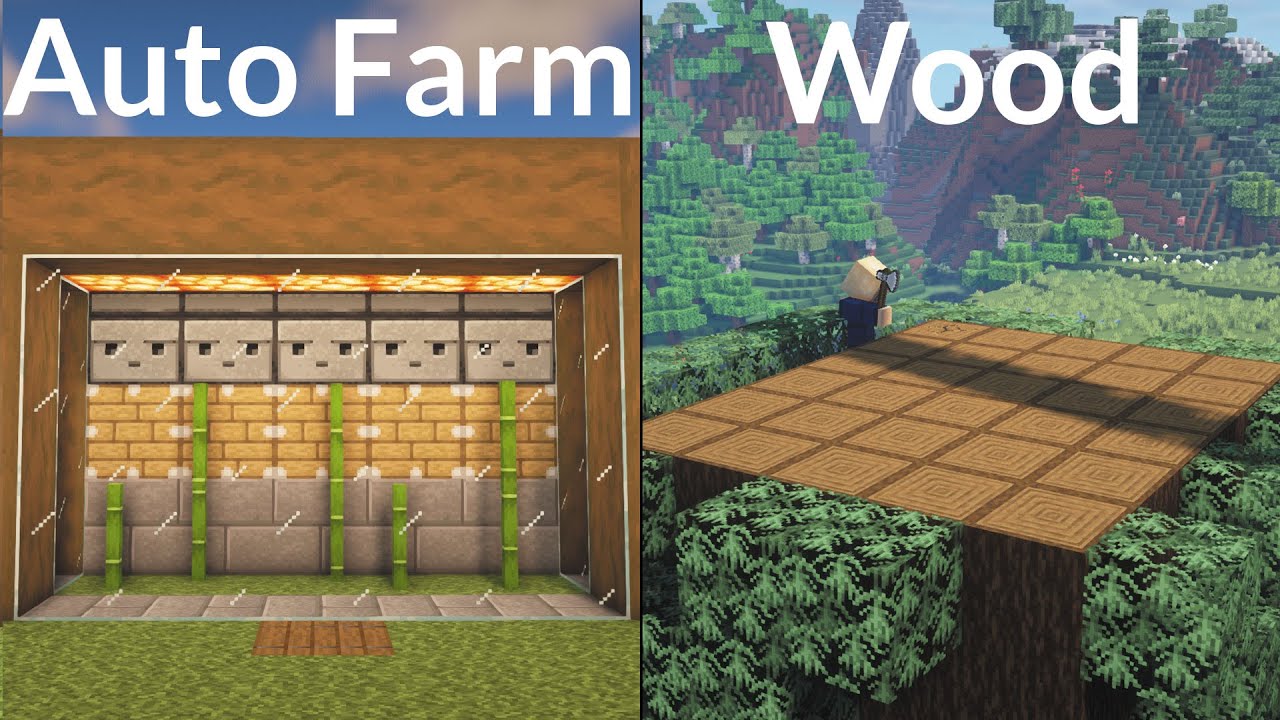 Minecraft: 5 Simple Starter Farms #2 - Minecraft Builders