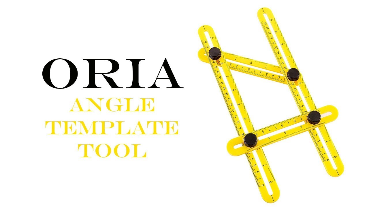 Oria Angle Tool ► Angle Template Tool Review ◄ Amazon Multi Angle Ruler