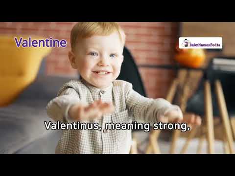 BabyNamesPedia presents the 20 most romantic baby boy names #namemeans #namesmean #namesmeanings
