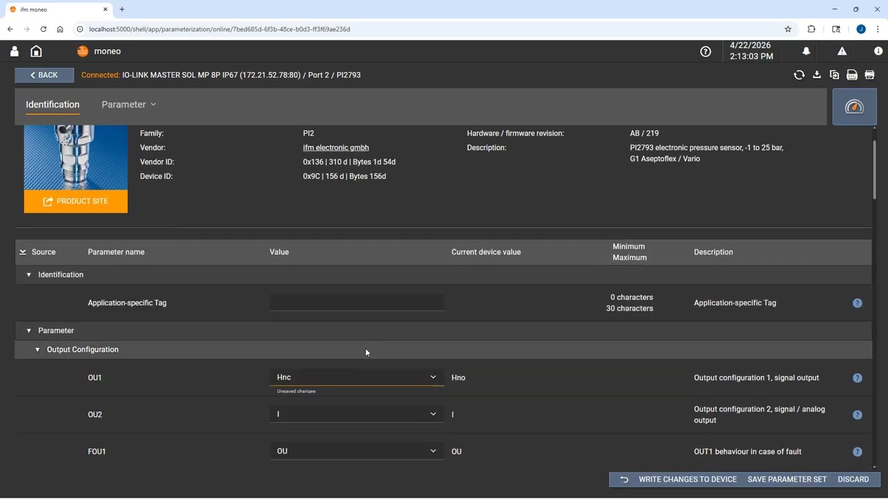 AL159x IoT Moneo Connection