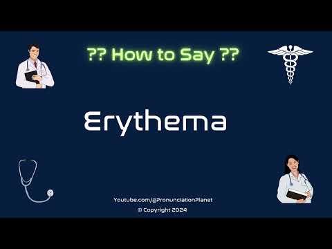 How to Pronounce Erythema CORRECTLY in English? | How to Say Erythema? | Pronunciation Planet