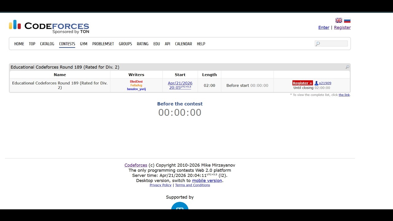Educational Codeforces Round 189 (Rated for Div. 2)  || #codeforces #live