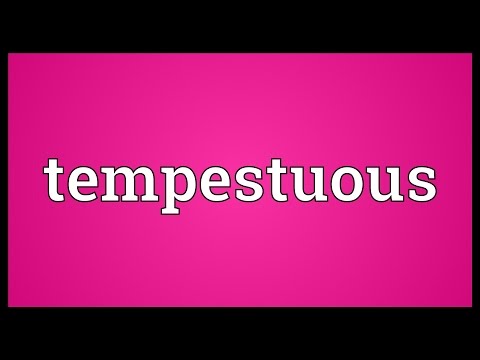 Tempestuous Meaning