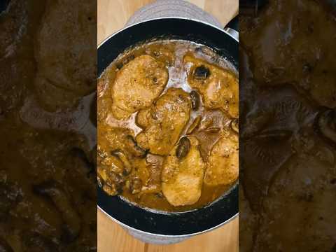 PORK CHOPS WITH MUSHROOMS #porkchop