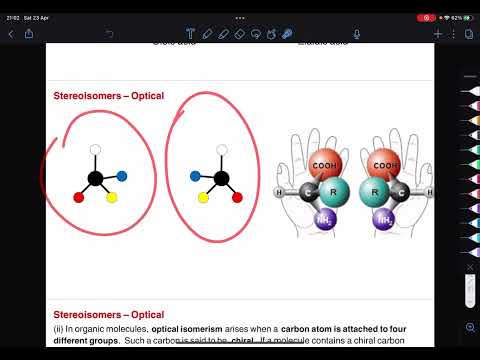 Unit 14C - Lesson 2 Stereoisomers