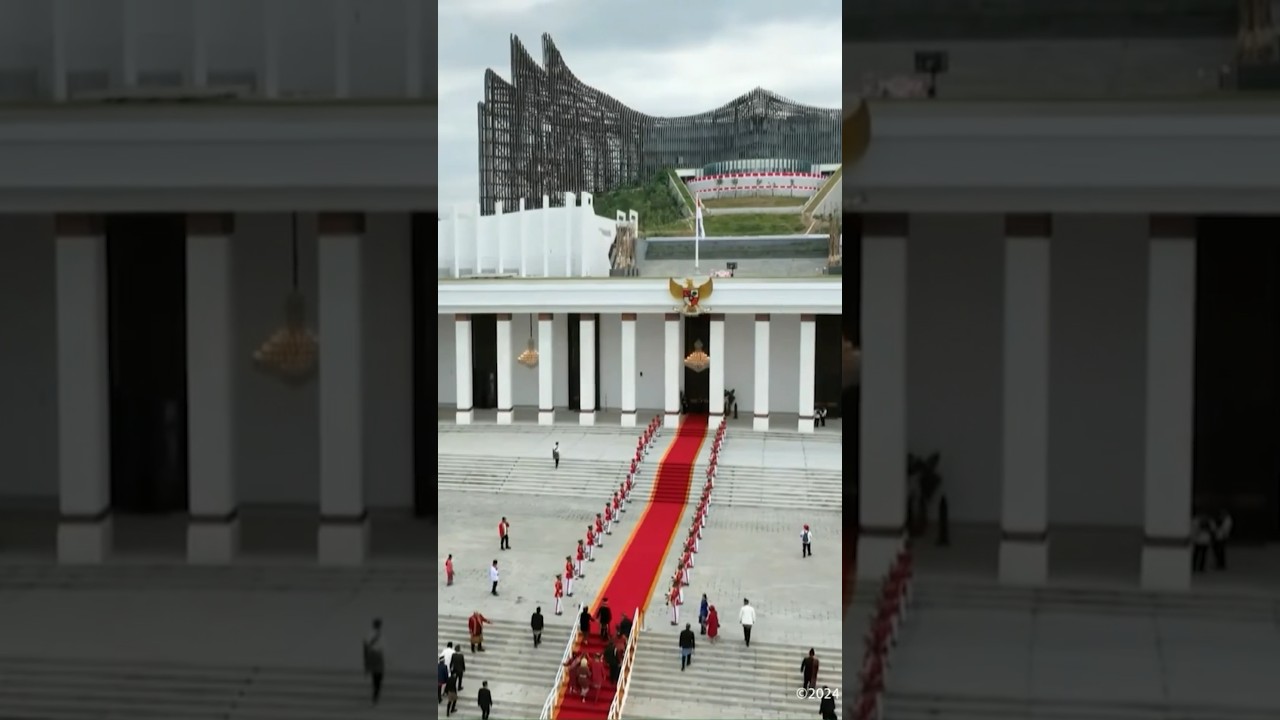 SEJARAH! UPACARA HUT KE-79 RI PERTAMA DI IKN #erickthohir #hutri #17agustus #jokowi #ikn