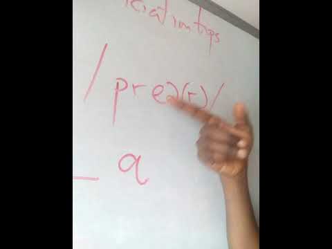 PhonateRite with Damilola: Pronouncing “prayer.”