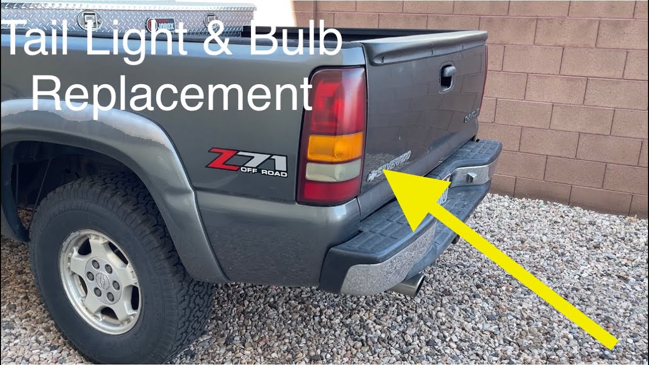 Tail light removal and bulb replacement Silverado, Sierra, GMC, Chevrolet