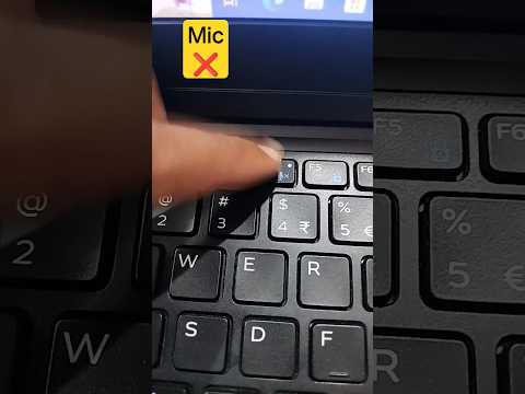 Laptop Mic Not Working Problem#macnitesh#keyboardtricks#Mic#2023shorts